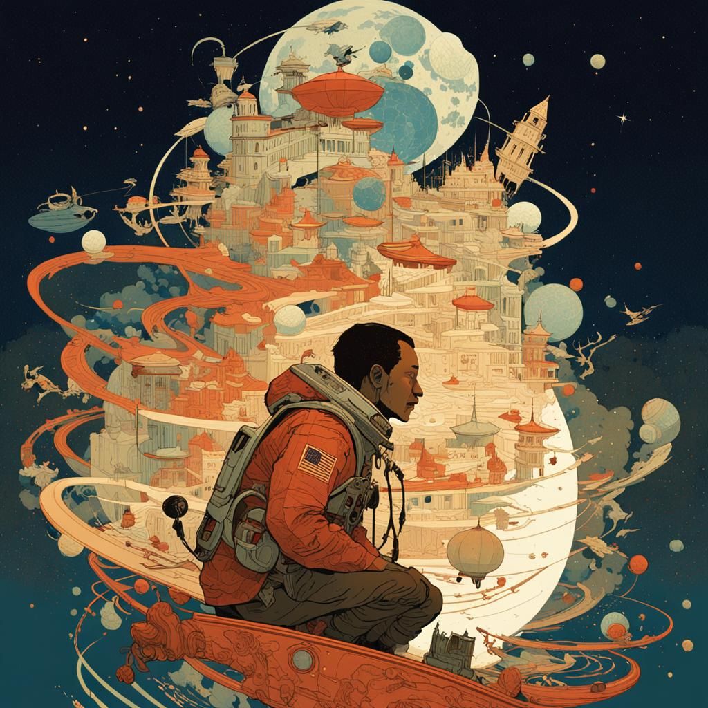 nephilims in space :: anthropomorphic nephilim spirits :: Composite art ...