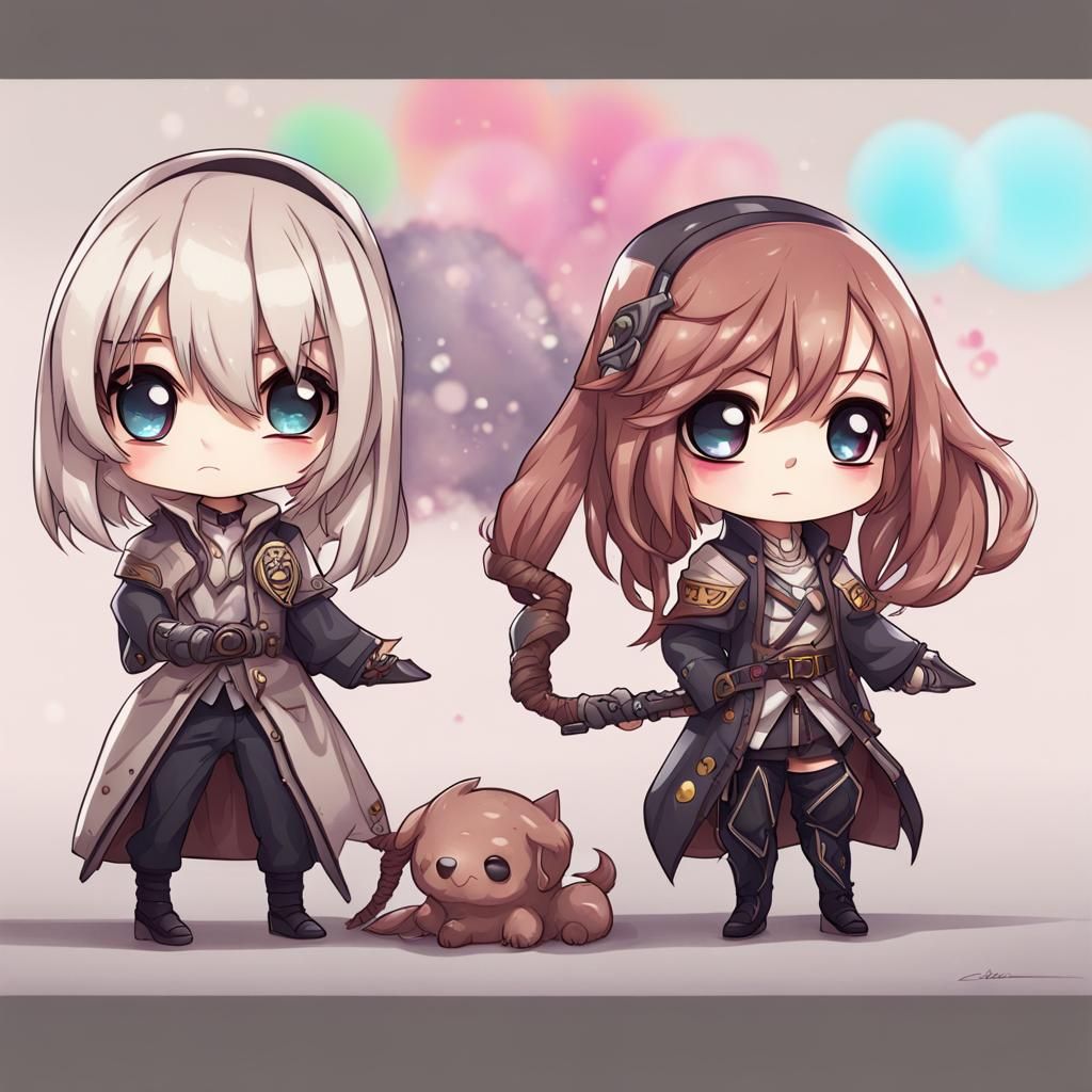Chibi art - AI Generated Artwork - NightCafe Creator