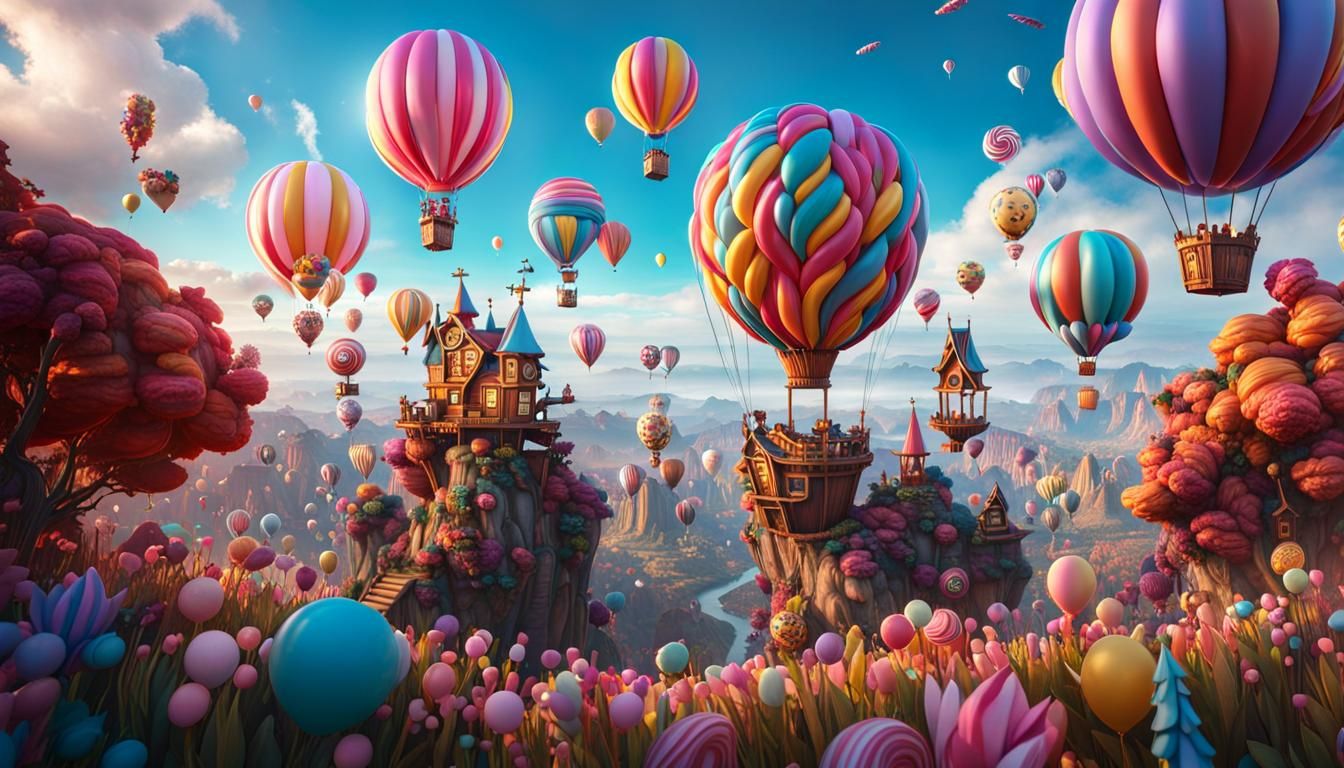 Imaginary world - AI Generated Artwork - NightCafe Creator