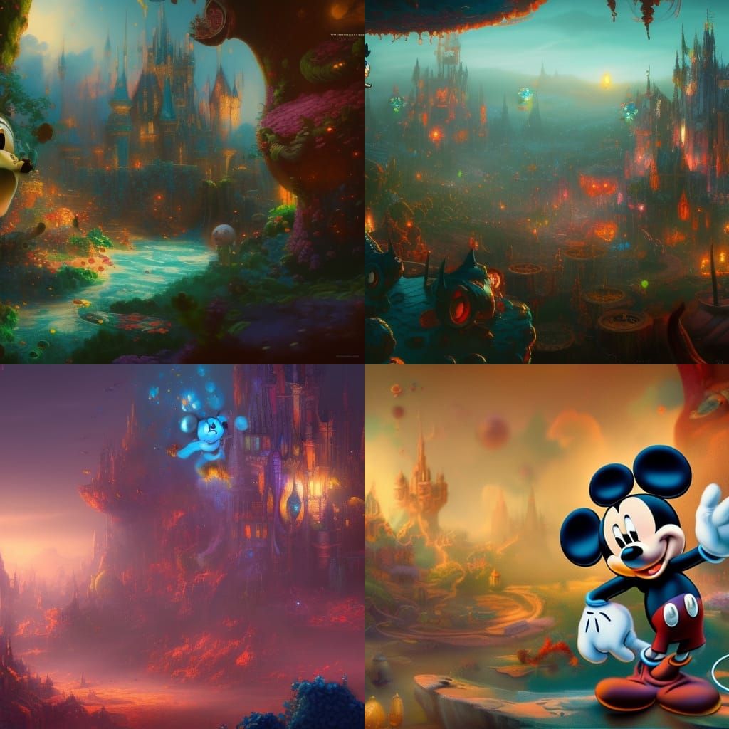 Mickey Mouse - AI Generated Artwork - NightCafe Creator