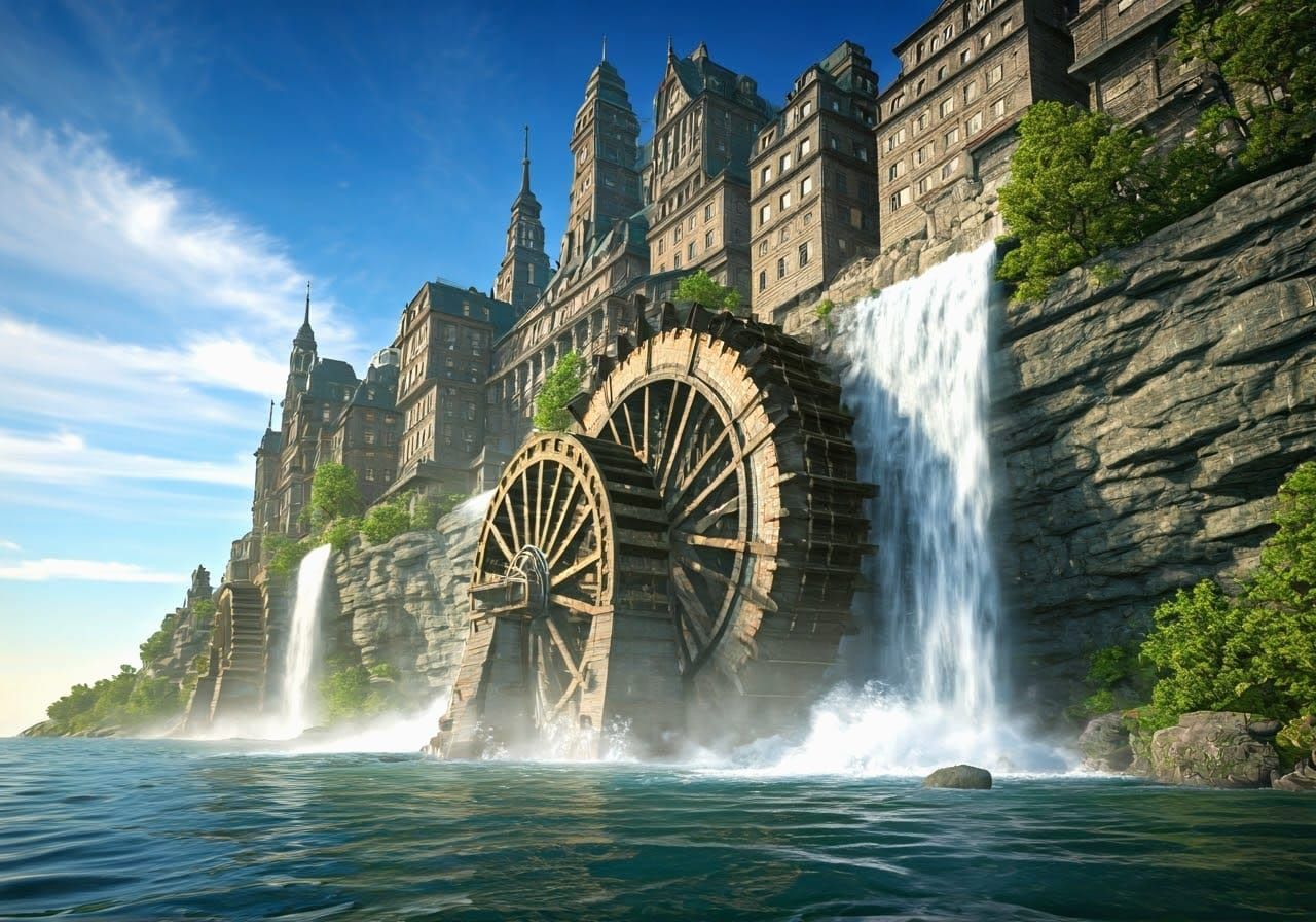 Giant Waterwheels - Giant Waterwheels