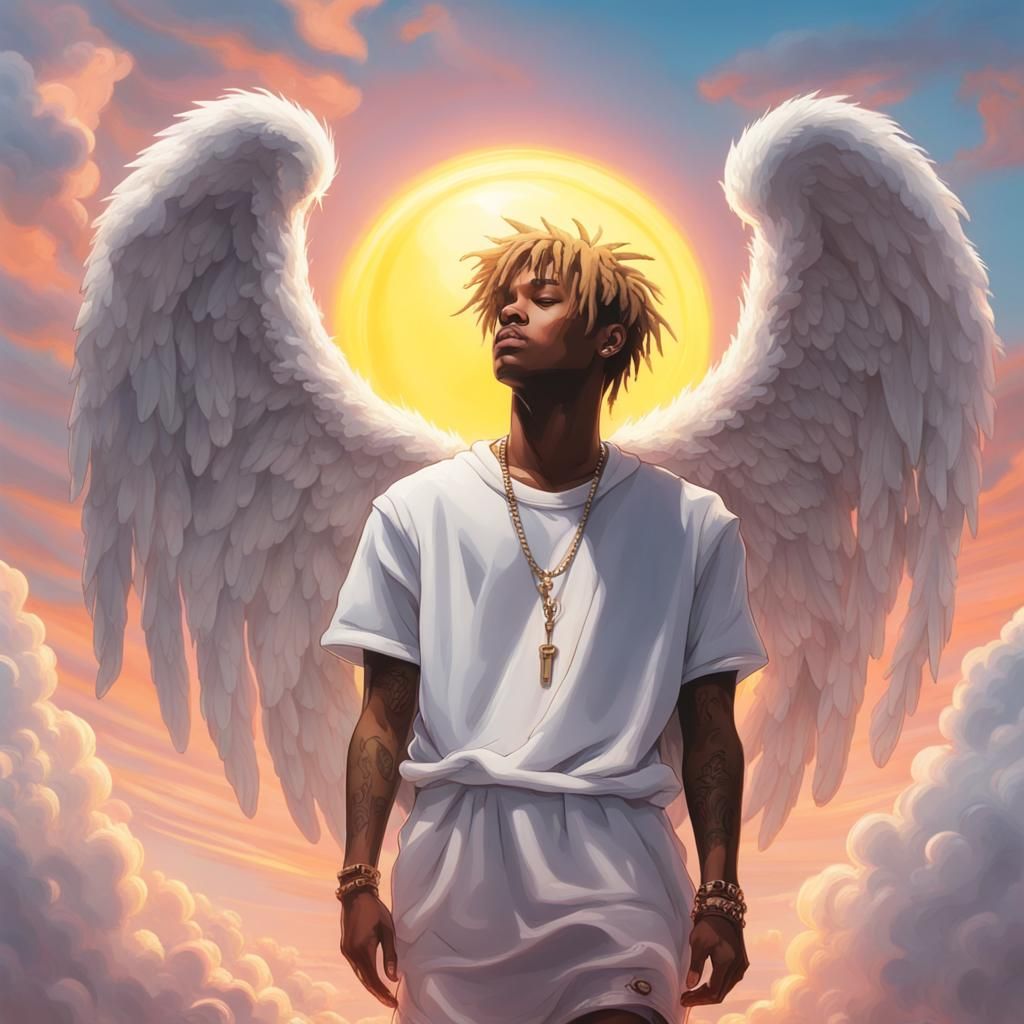Juice WRLD Fallen Angel - AI Generated Artwork - NightCafe Creator