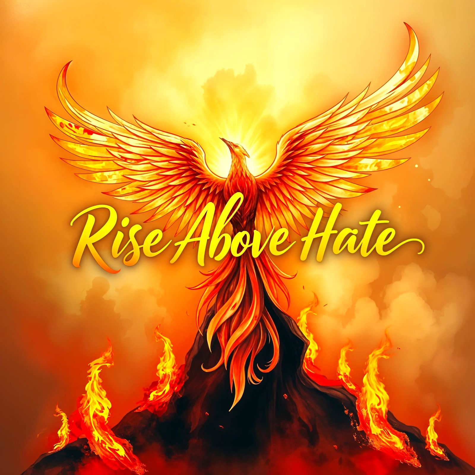 Rise Above Hate - AI Generated Artwork - NightCafe Creator