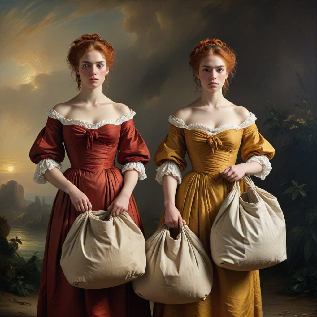 27. Countess Emily and Lady Susan toward dusk must collect more flour ...