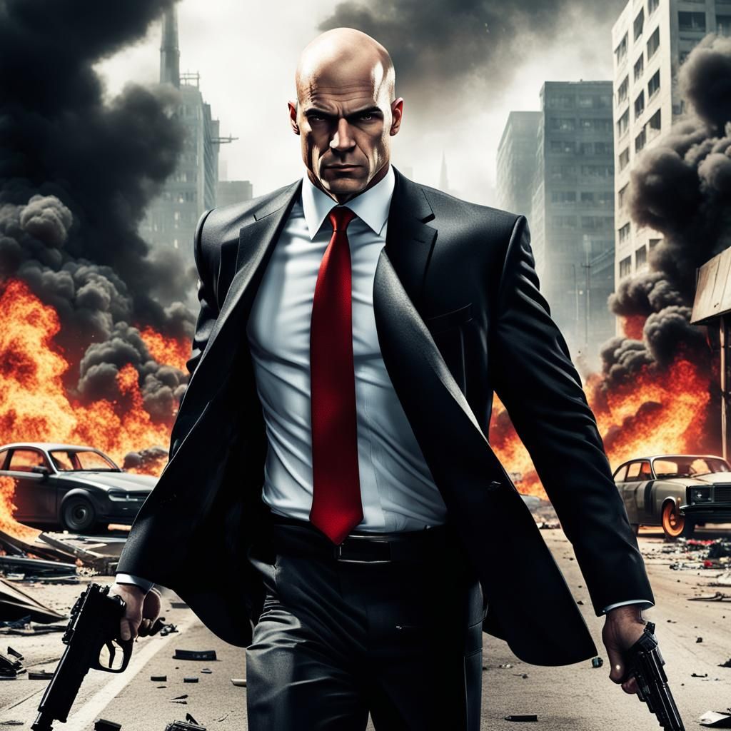 Hitman Agent 47 - AI Generated Artwork - NightCafe Creator