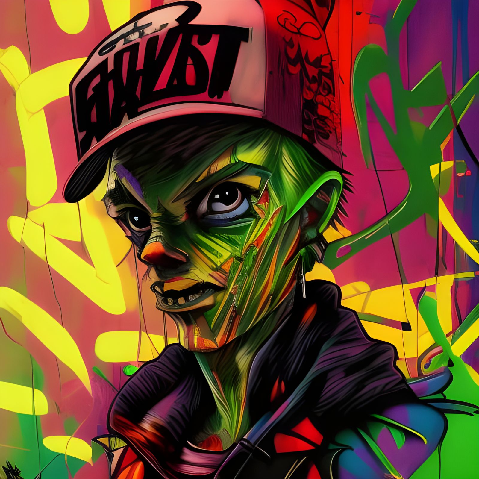 Street Punk Alien - AI Generated Artwork - NightCafe Creator