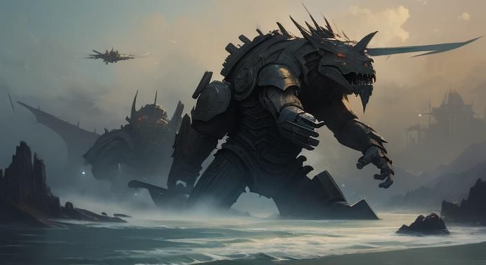 Art by Greg Rutkowski [5509 - AI Generated Artwork - NightCafe Creator