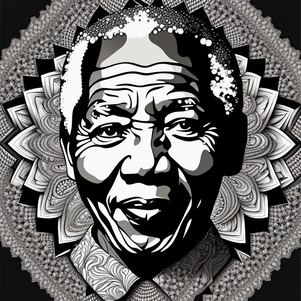 Nelson Mandala III - AI Generated Artwork - NightCafe Creator