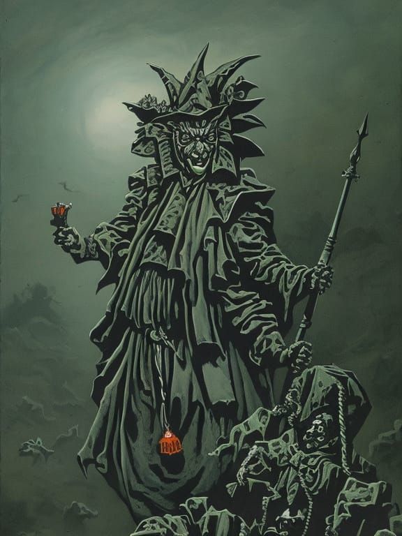 Nightmare jester - AI Generated Artwork - NightCafe Creator