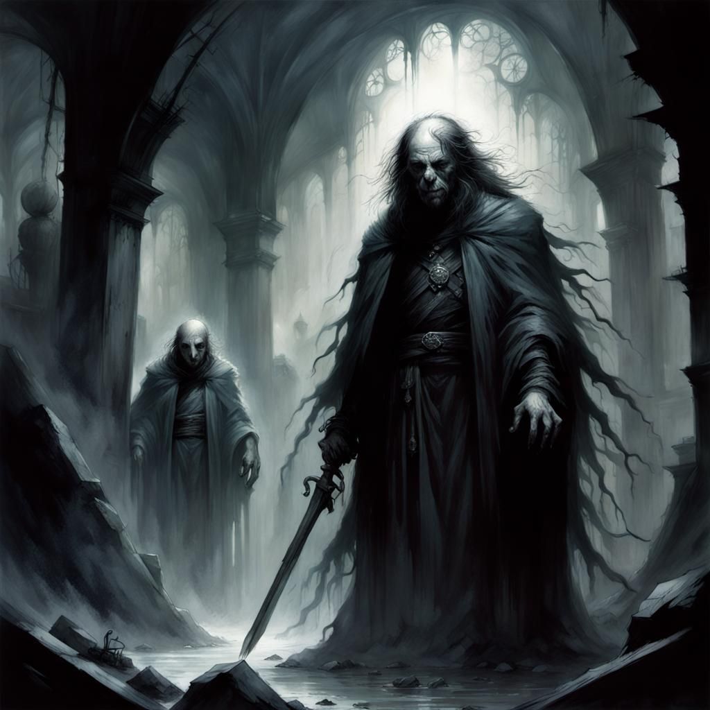 Grimdark by Marc Simonetti and Stephen Gammell and Mark Brooks - AI ...