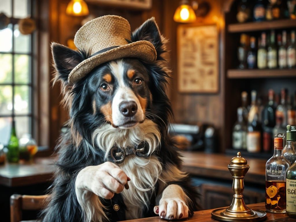 Bartender in a Saloon - Canine Bartender Serves Up Laughter ...