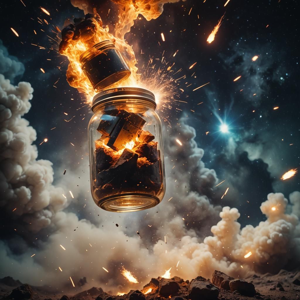 Explosion - AI Generated Artwork - NightCafe Creator
