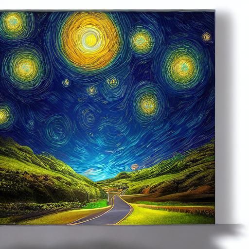 Another starry night sky - AI Generated Artwork - NightCafe Creator