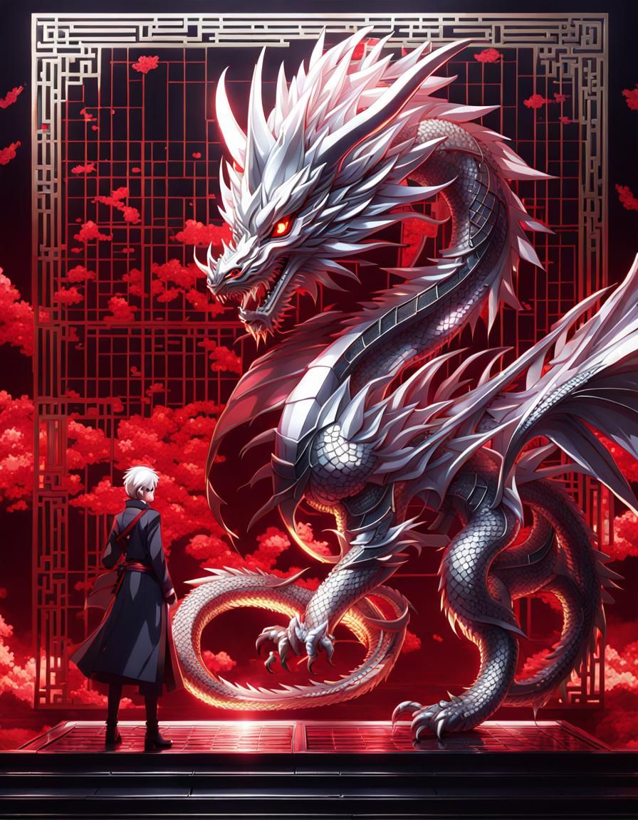 Ruby Dragon - AI Generated Artwork - NightCafe Creator