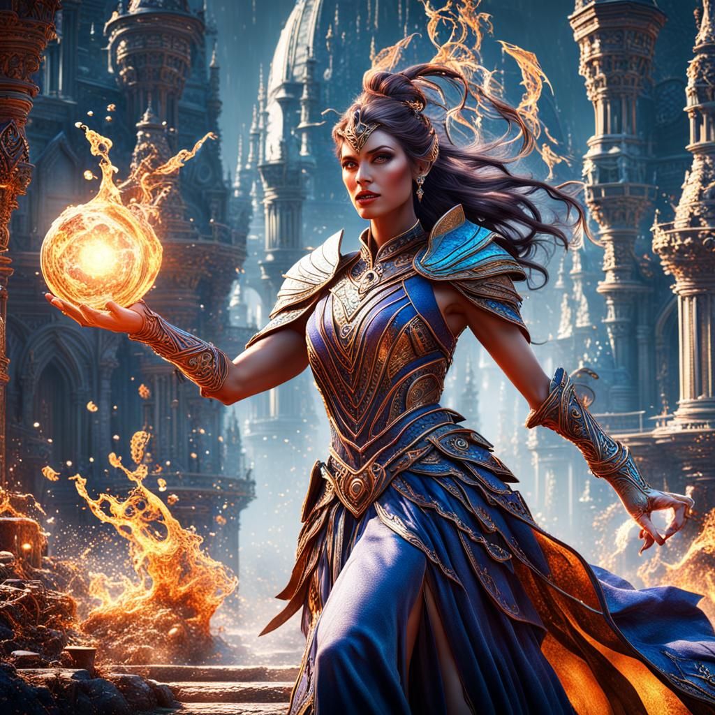 Magic Woman - AI Generated Artwork - NightCafe Creator