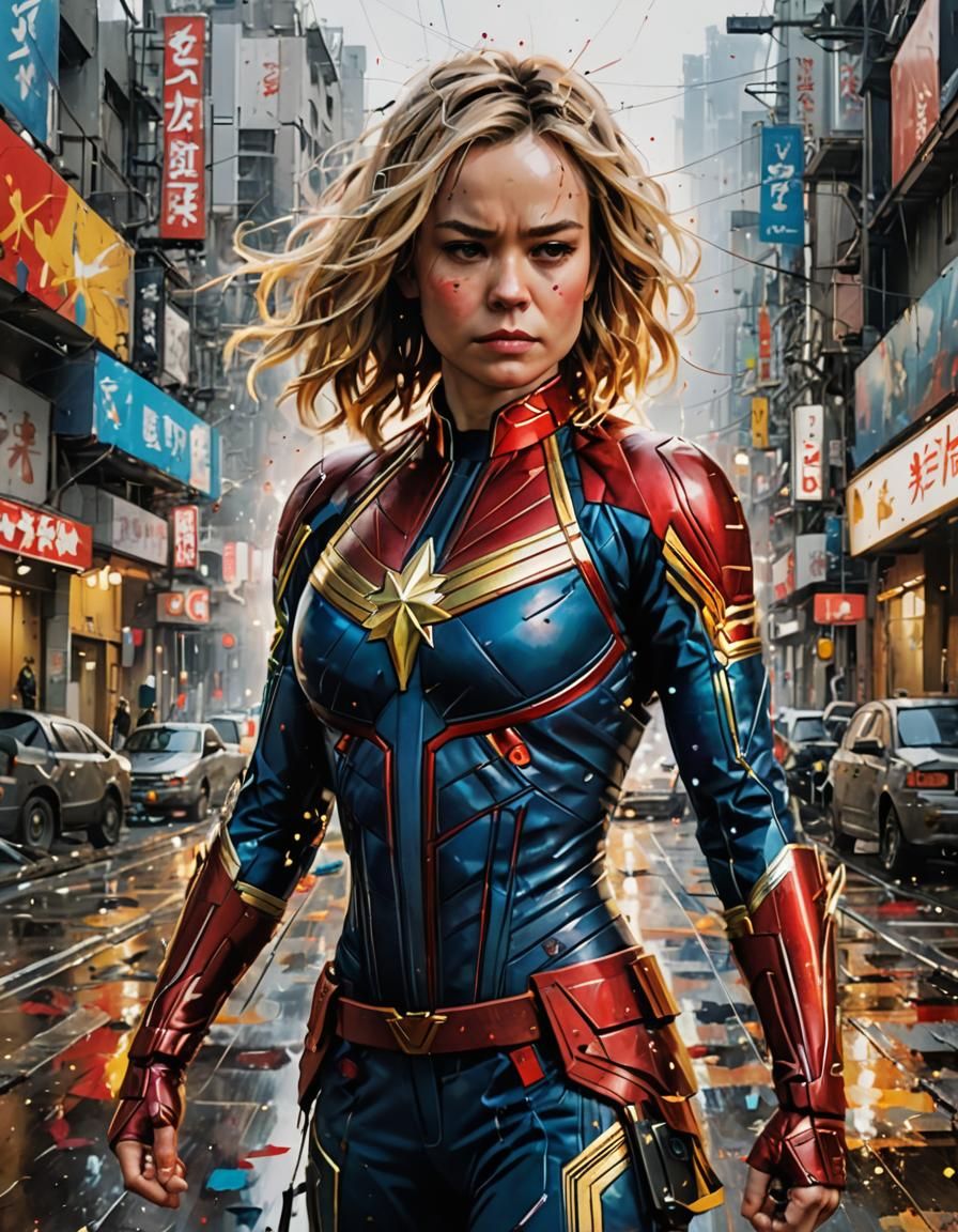 Captain Marvel - AI Generated Artwork - NightCafe Creator
