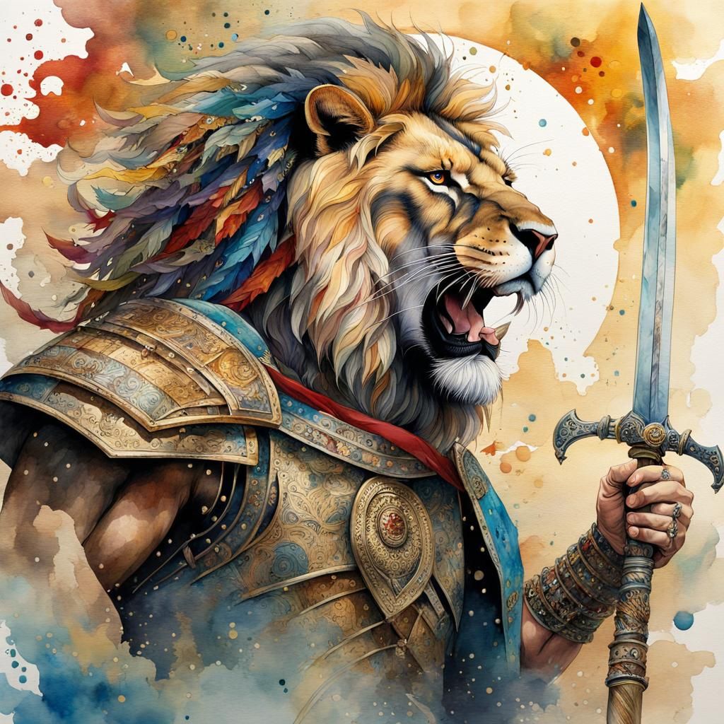 Gladiator with the Heart of a Lion - AI Generated Artwork - NightCafe ...