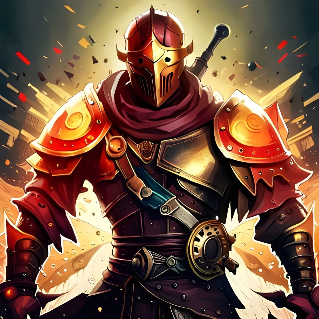 Knight of the Red Wing Armour Force - AI Generated Artwork - NightCafe ...