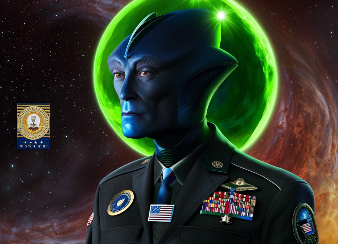 The first elected space alien president - AI Generated Artwork ...