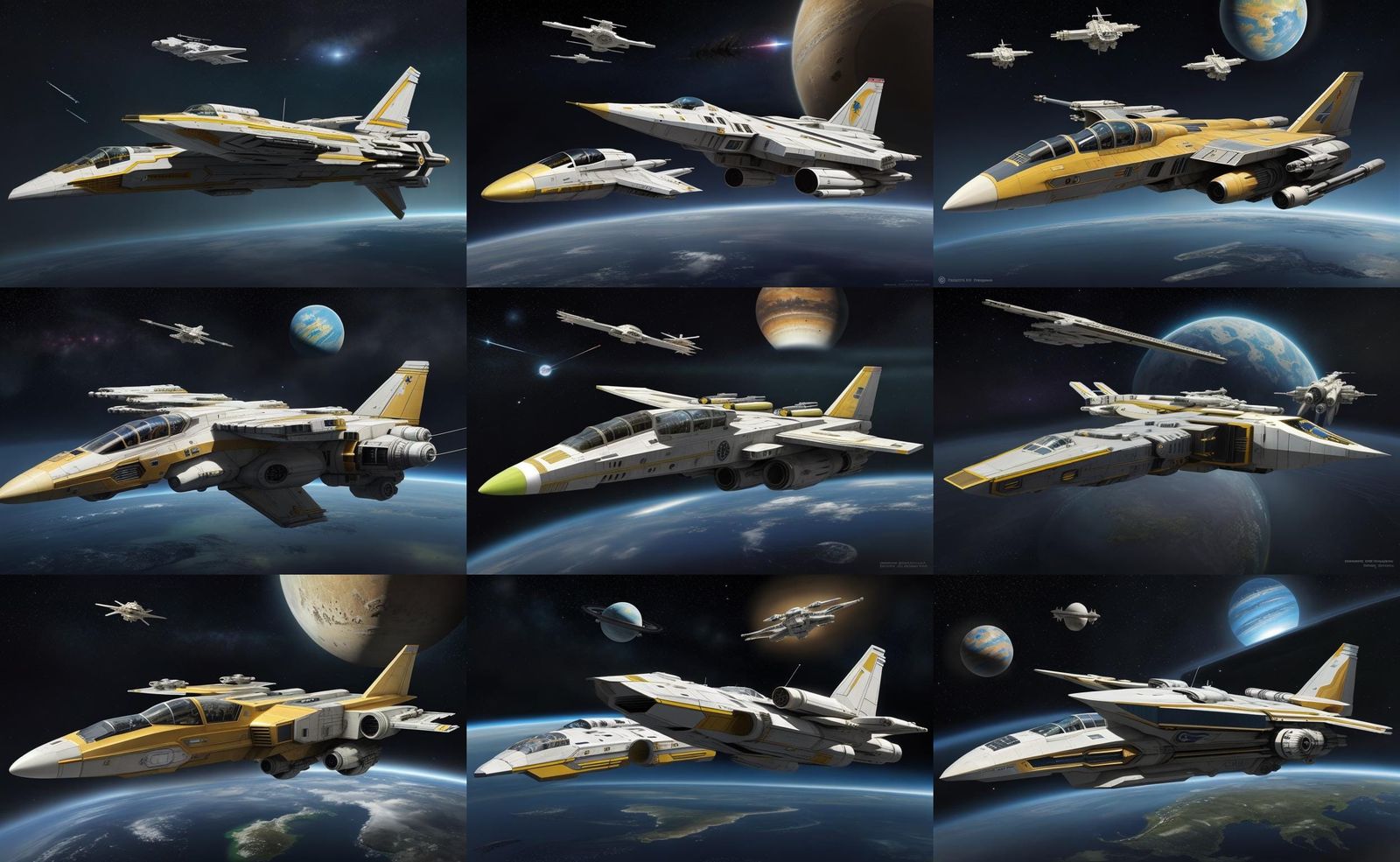 Starship Fighter - AI Generated Artwork - NightCafe Creator