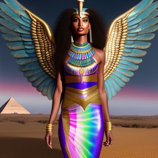 The Goddess Isis : r/nightcafe