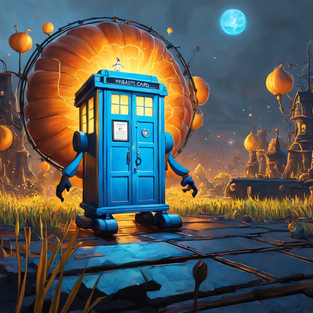 Vibrant Onion Doctor with Stethoscope and Health C... - AI Art