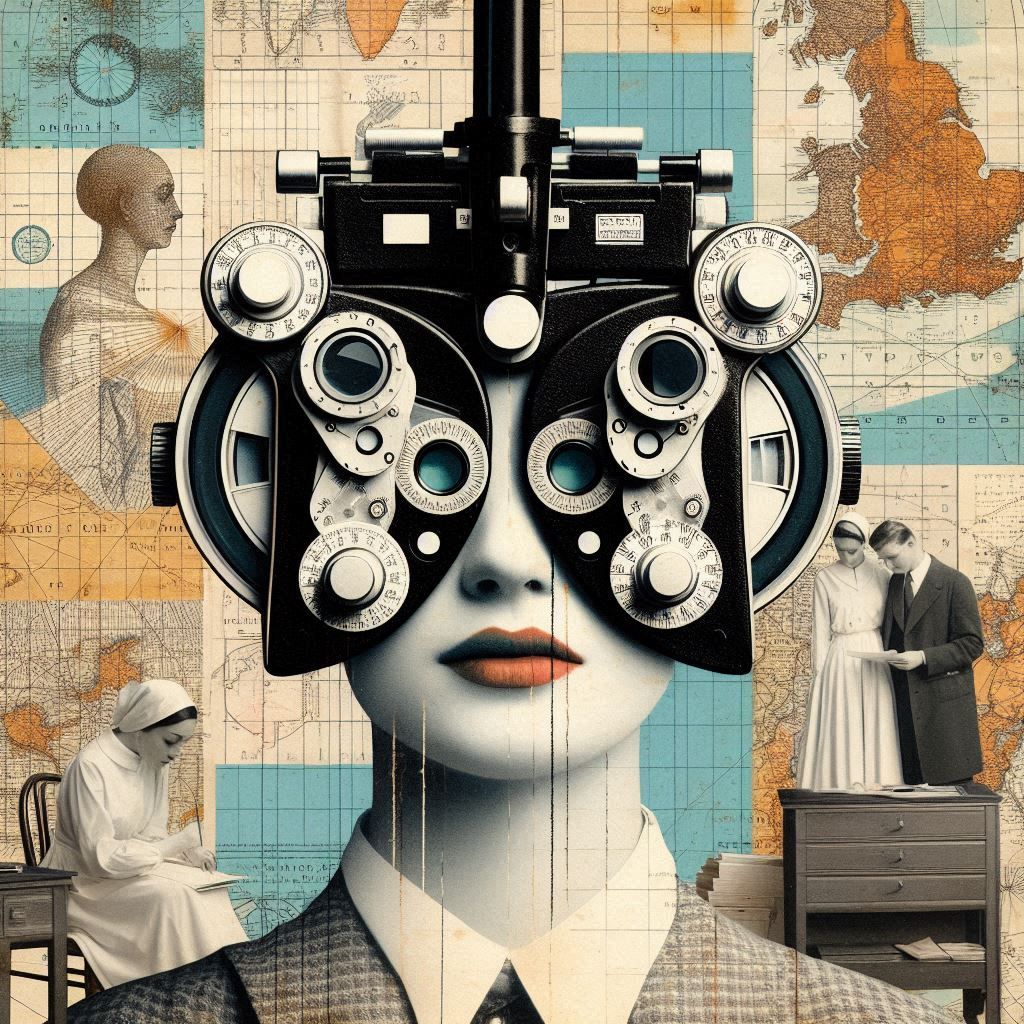 Eye Exam Collage - AI Generated Artwork - NightCafe Creator