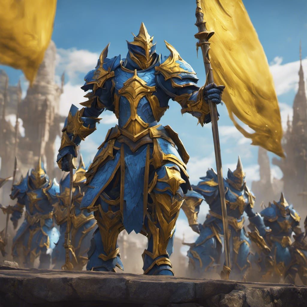 Paladins marching into battle - AI Generated Artwork - NightCafe Creator