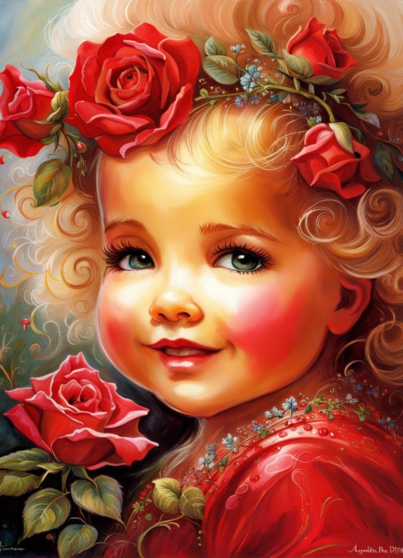 Rosey cheeks - AI Generated Artwork - NightCafe Creator