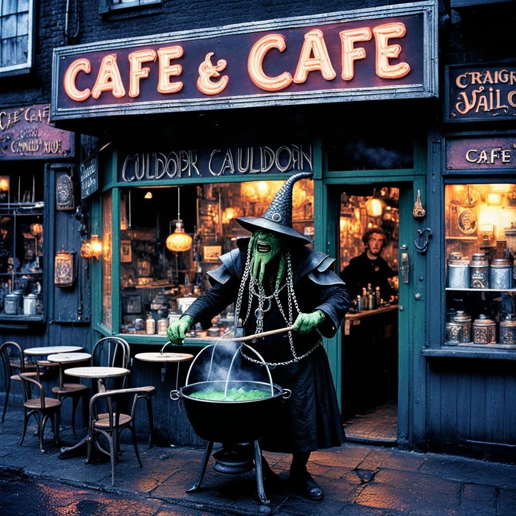 Strange Cafe: Just a taste? - AI Generated Artwork - NightCafe Creator