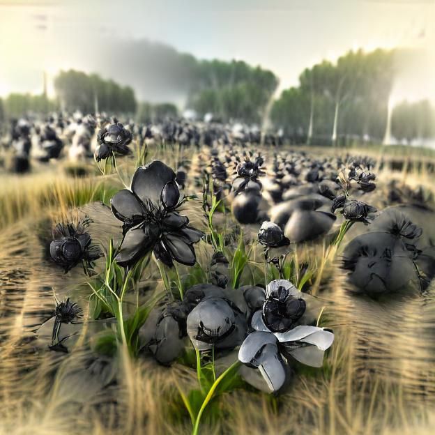 Mourning Fields - AI Generated Artwork - NightCafe Creator