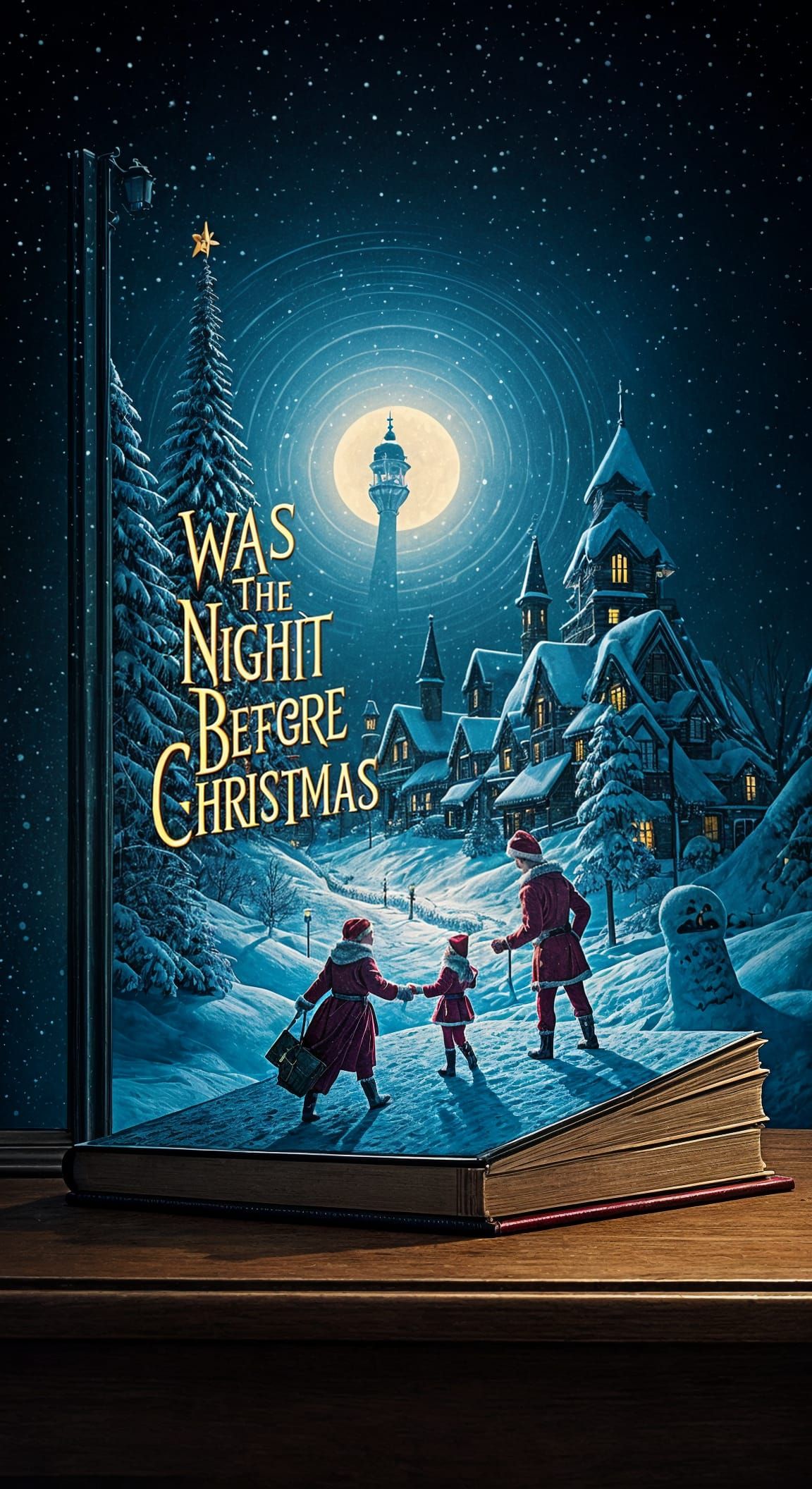 "WAS THE NIGHT BEFORE CHRISTMAS" - "WAS THE NIGHT BEFORE C...
