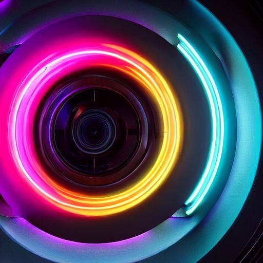 neon colors abstract - AI Generated Artwork - NightCafe Creator