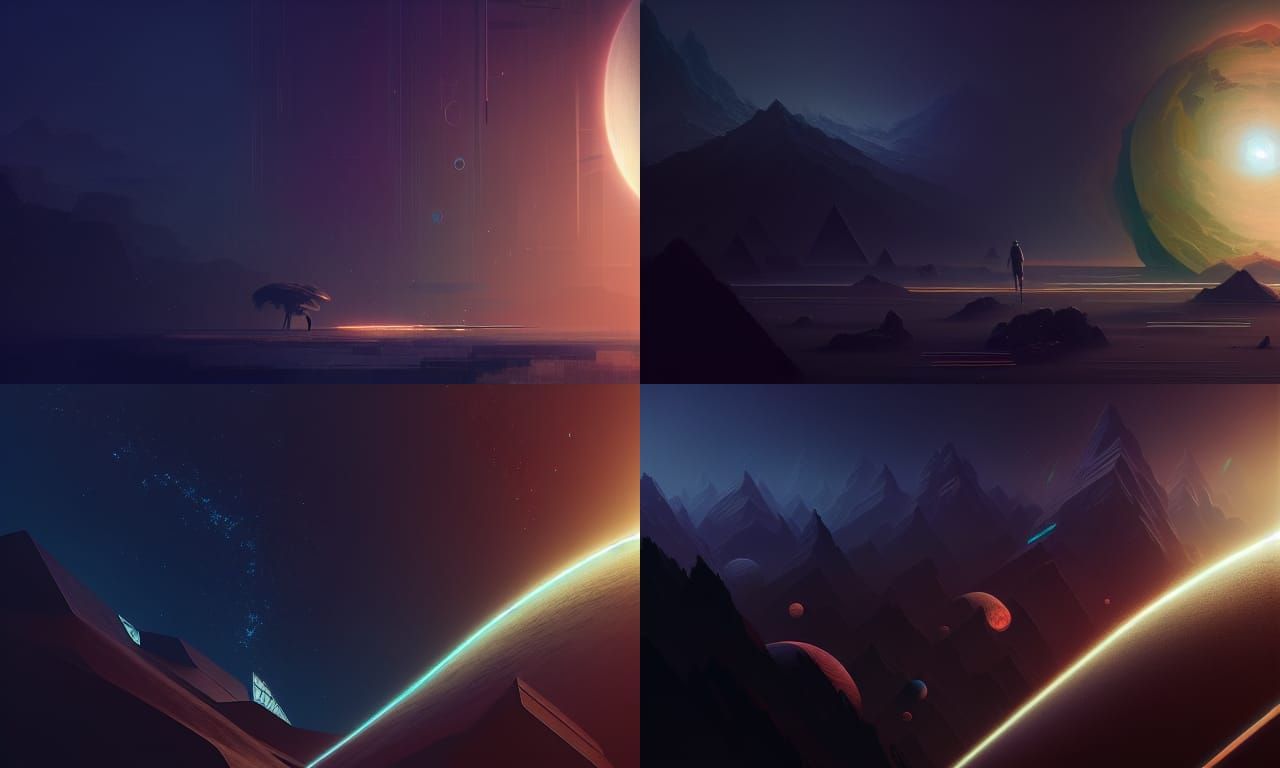 the centered shot of the complexity and geometric expansion of the ...