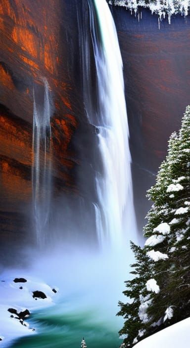 A Hint of Winter - AI Generated Artwork - NightCafe Creator