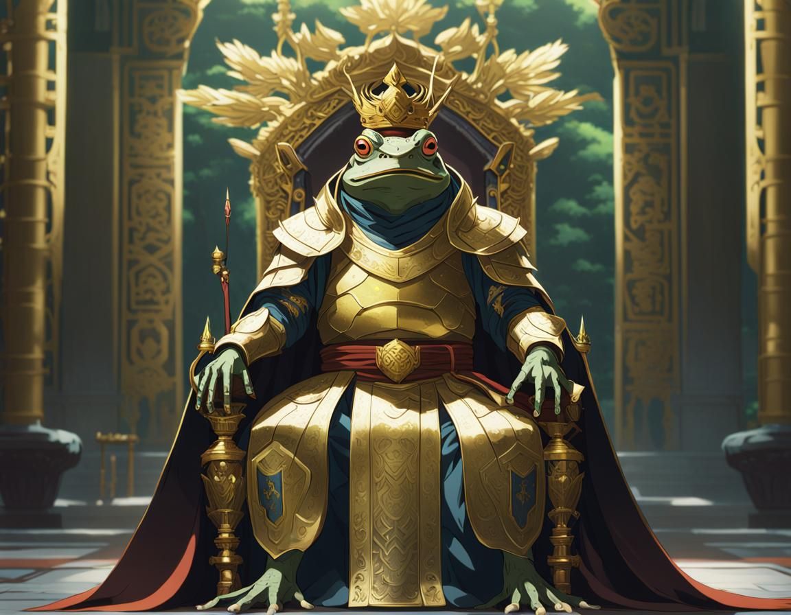 Frog Emperor - AI Generated Artwork - NightCafe Creator