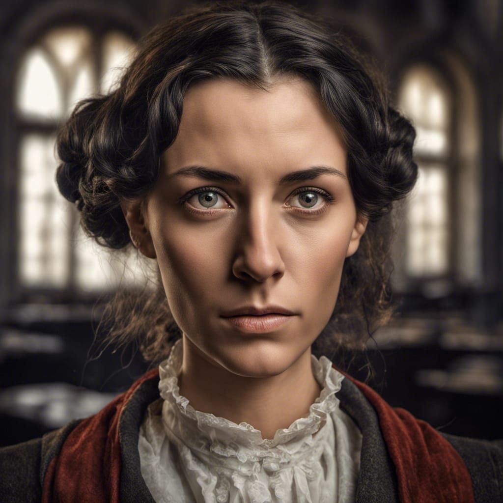 Agnes - German librarian 1885 - AI Generated Artwork - NightCafe Creator