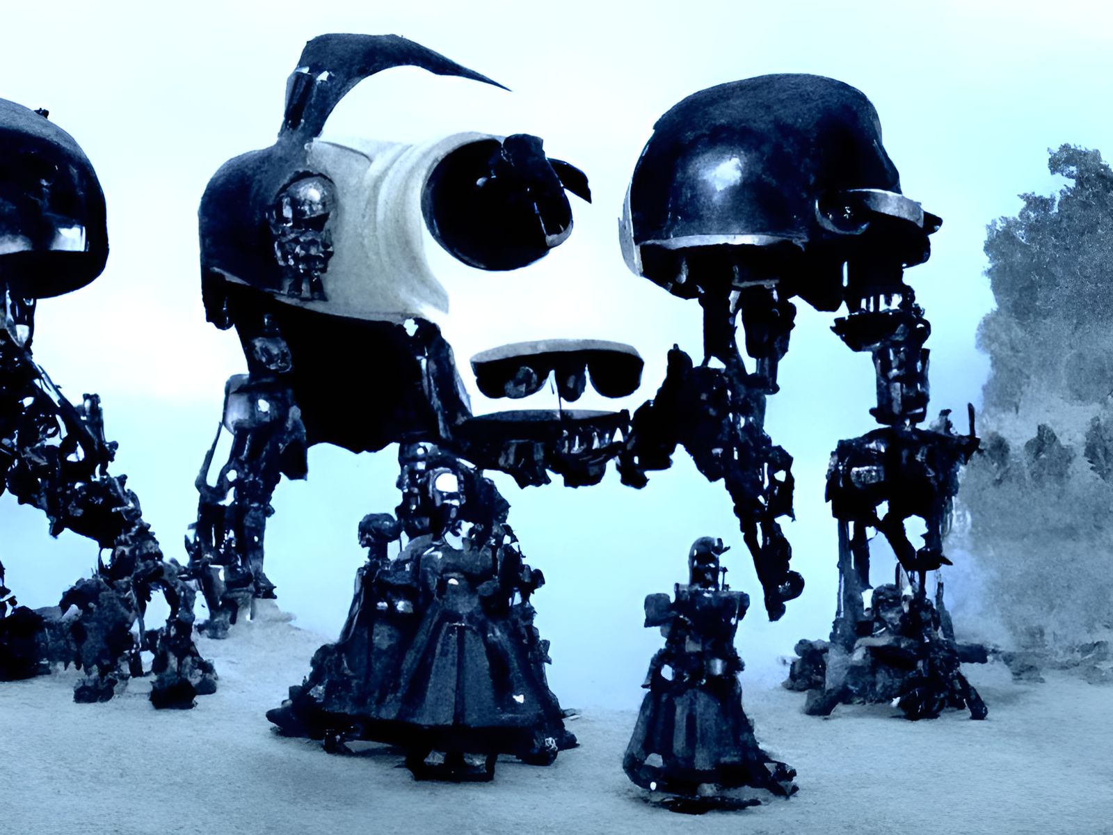 Imperial Death Robots - AI Generated Artwork - NightCafe Creator