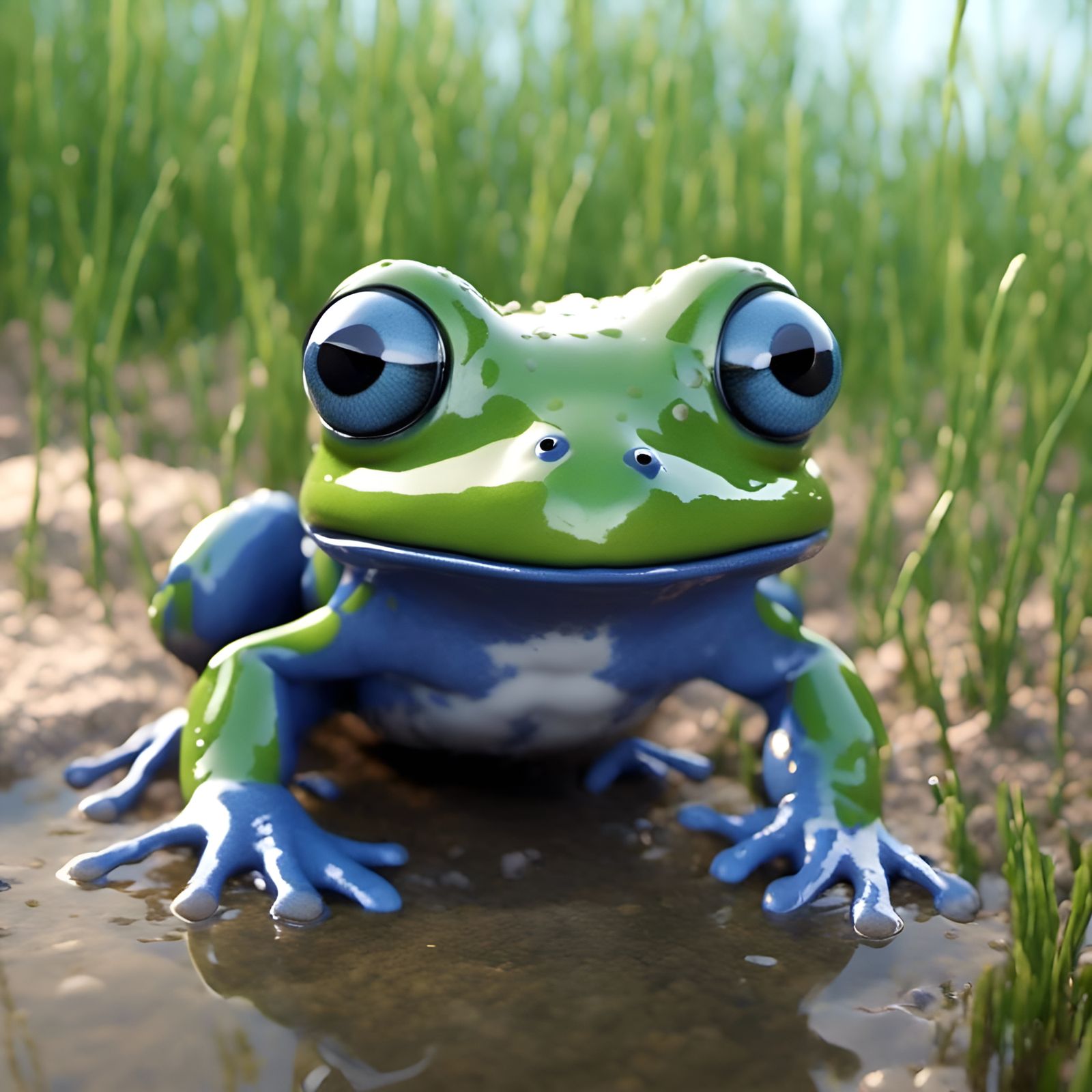 Slime Frog - AI Generated Artwork - NightCafe Creator