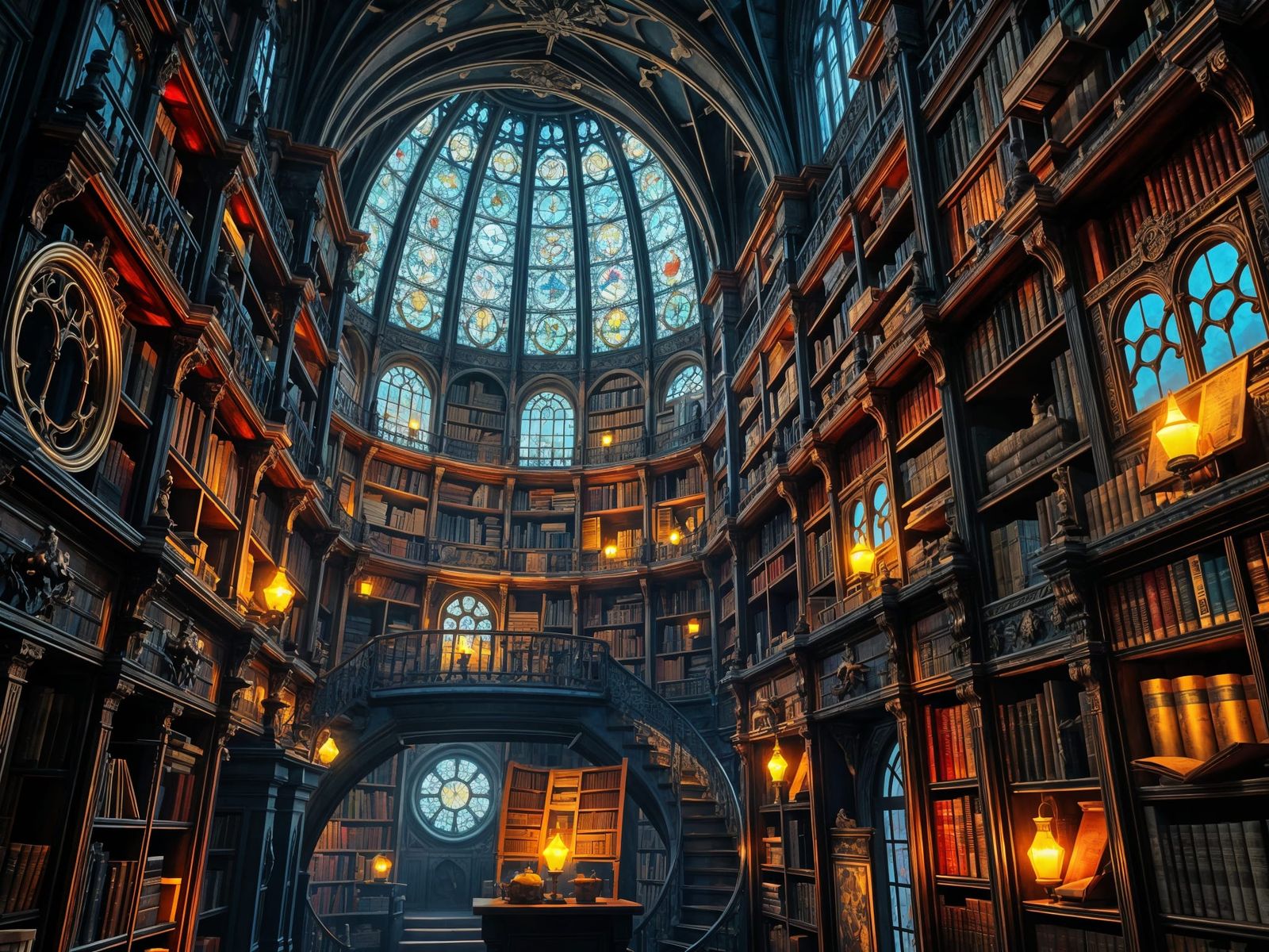 The Great Library at the Magical University