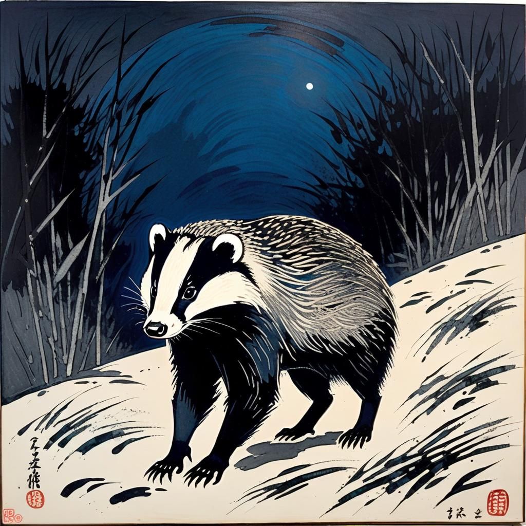 Badger - AI Generated Artwork - NightCafe Creator