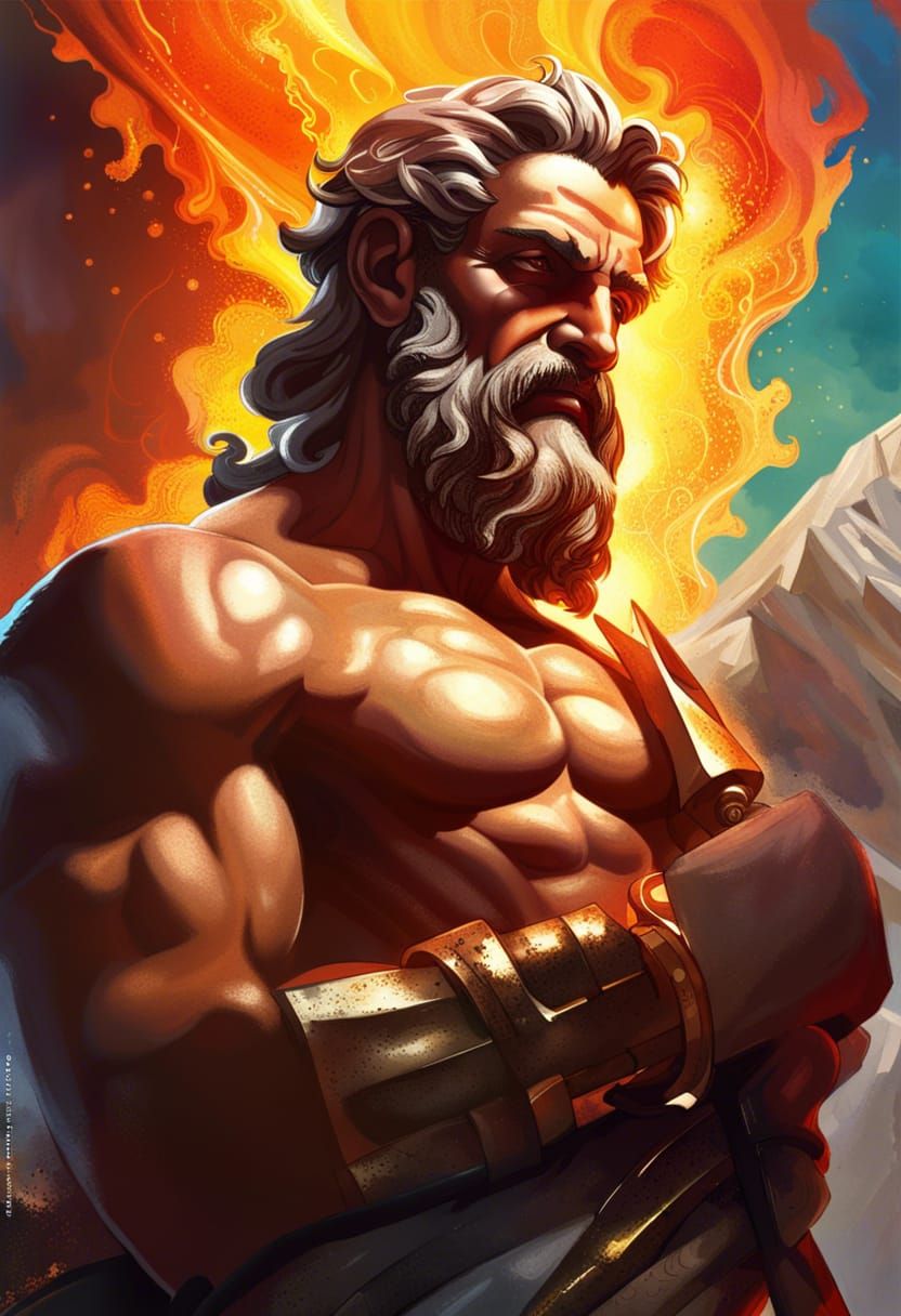 God Hephaestus - AI Generated Artwork - NightCafe Creator