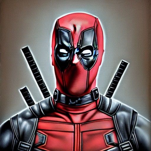 Deadpool, portrait - AI Generated Artwork - NightCafe Creator