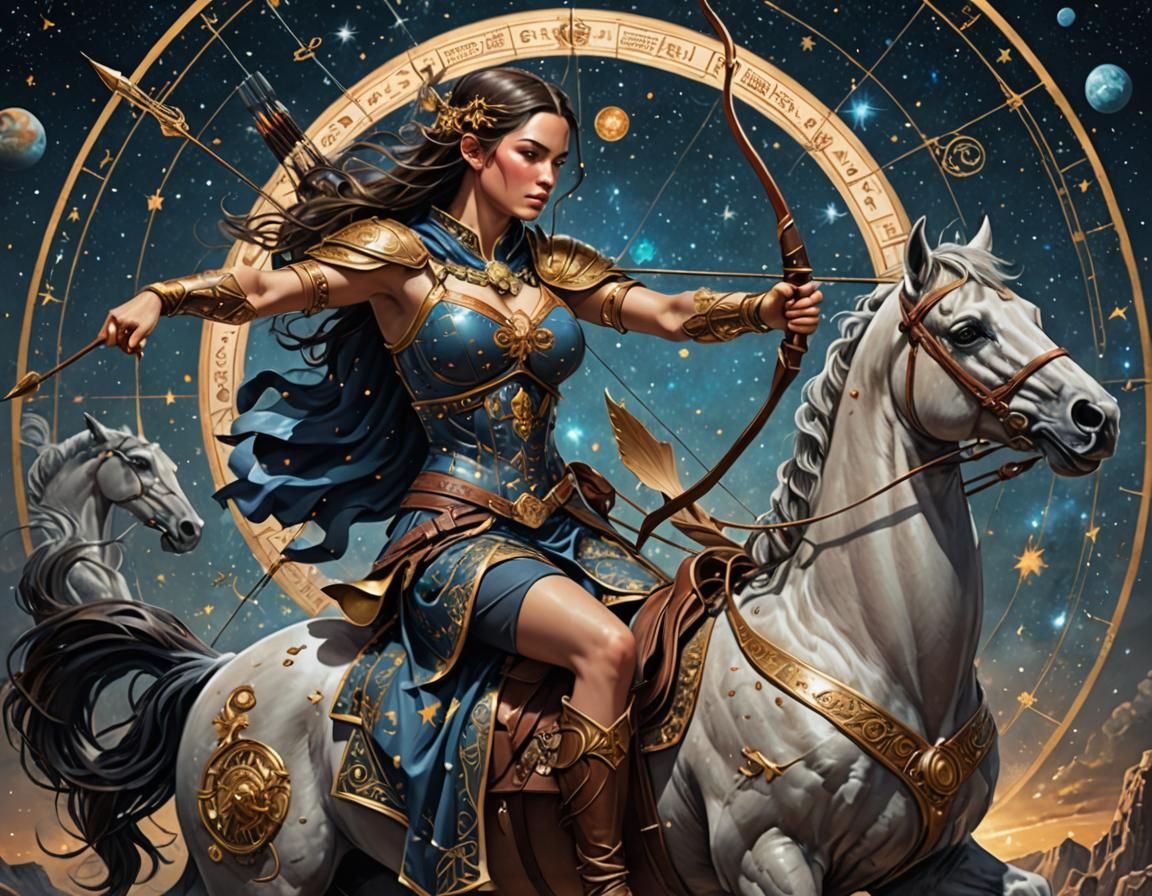 Sagittarius - AI Generated Artwork - NightCafe Creator