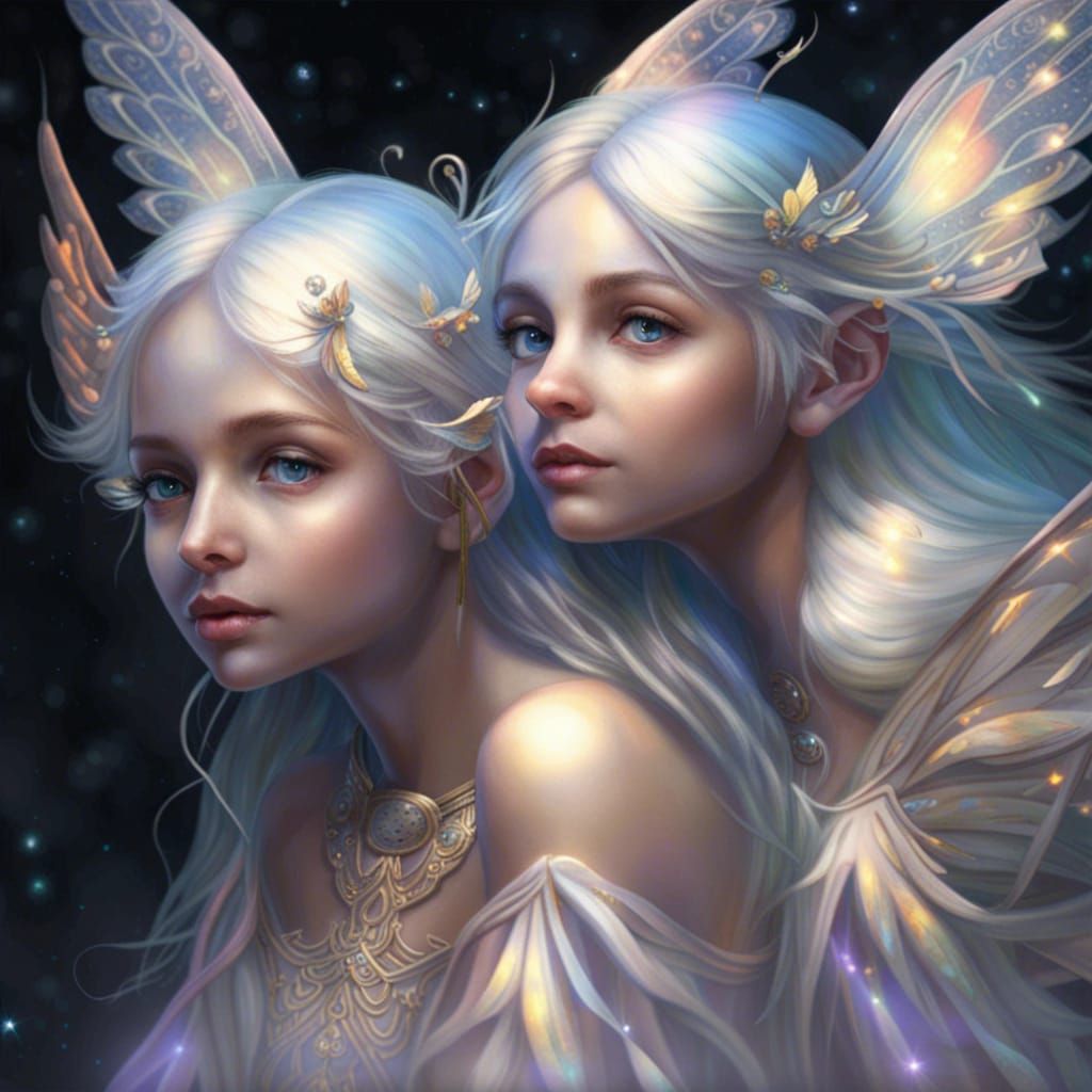 Ethereal pixies - AI Generated Artwork - NightCafe Creator