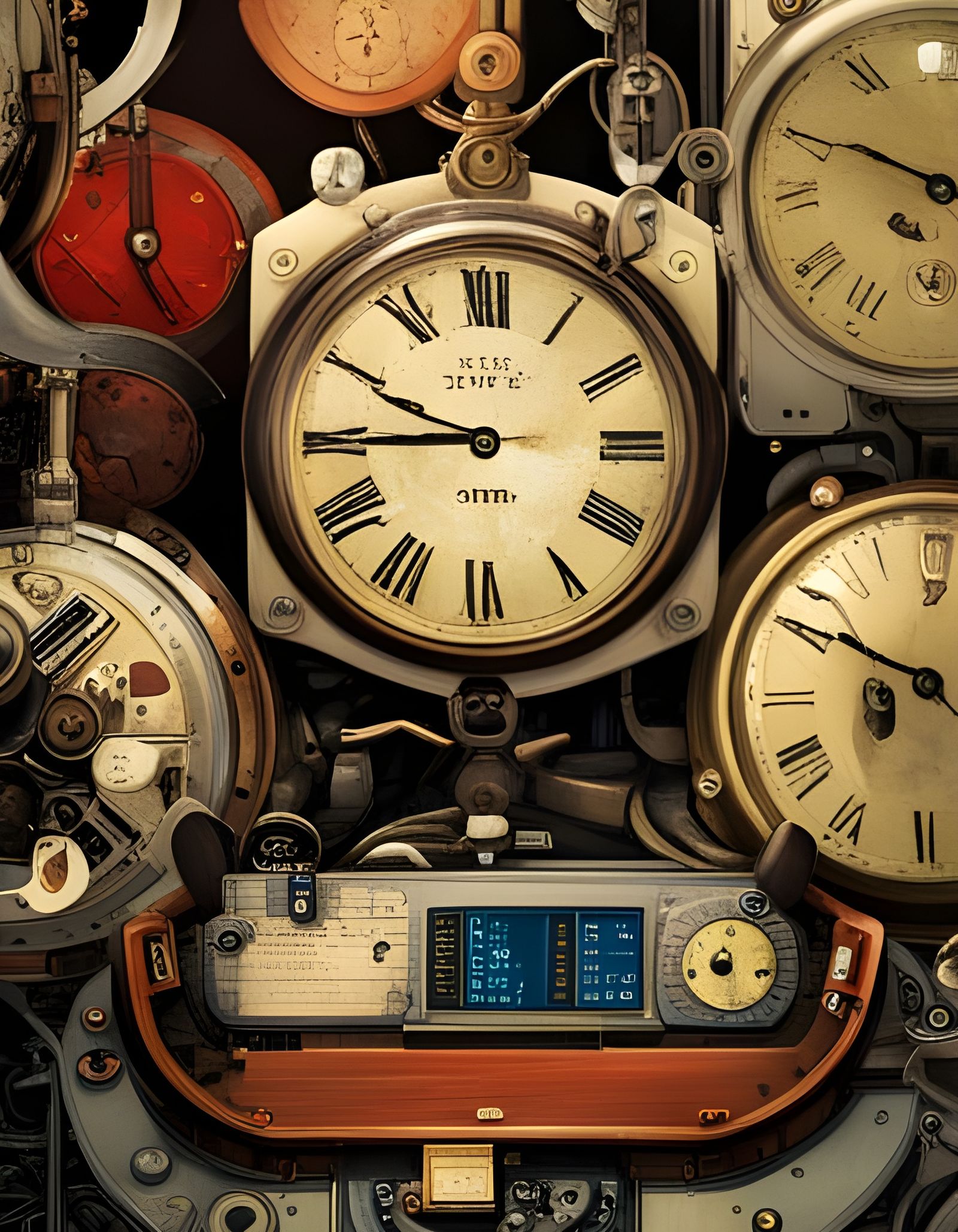 Inside of my Homemade Time Machine - AI Generated Artwork - NightCafe ...