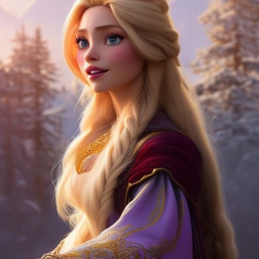 Princess Rapunzel - AI Generated Artwork - NightCafe Creator