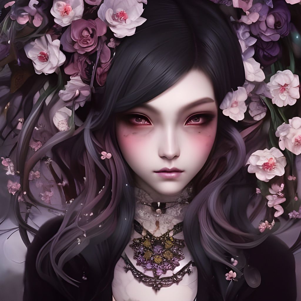 Deep Fantasy Portrait | #7 | Aya - AI Generated Artwork - NightCafe Creator