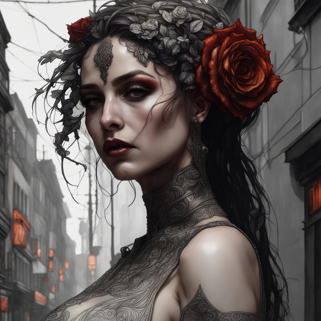 Rose - AI Generated Artwork - NightCafe Creator