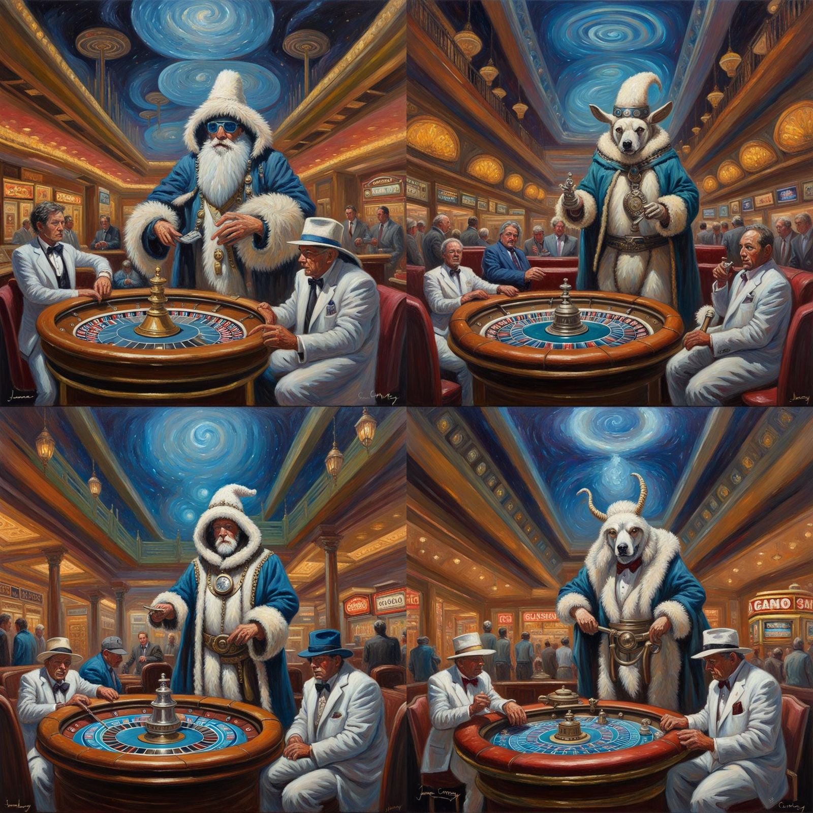 the mystical and esoteric 23 skidoo, casino magic - AI Generated Artwork - NightCafe Creator